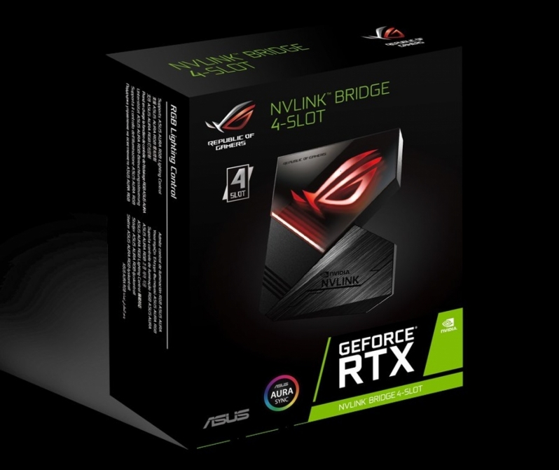 ASUS reveals their NVLink Bridges with RGB LED lighting - OC3D