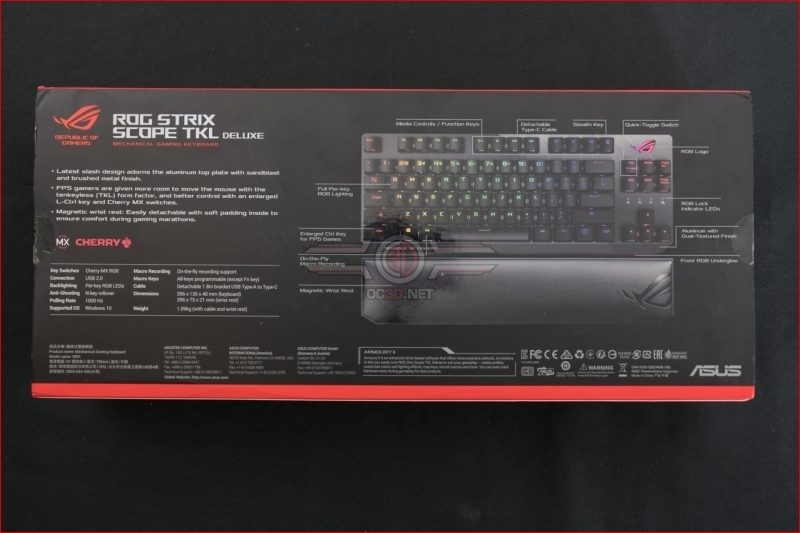 ASUS Strix Scope TKL Deluxe Review - OC3D