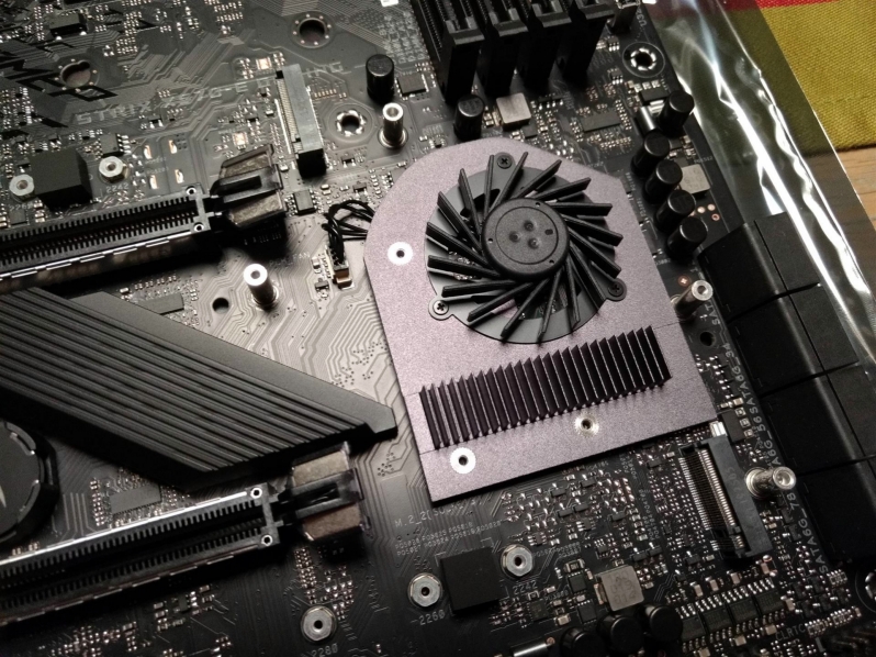 PC modder removes the need for X570's chipset fan with a custom ...