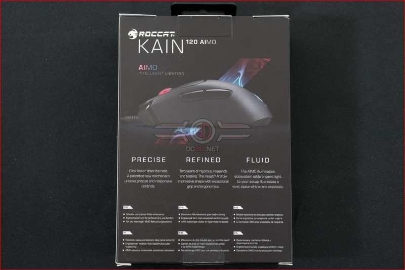 Roccat Kain 120 AIMO Mouse Review - OC3D