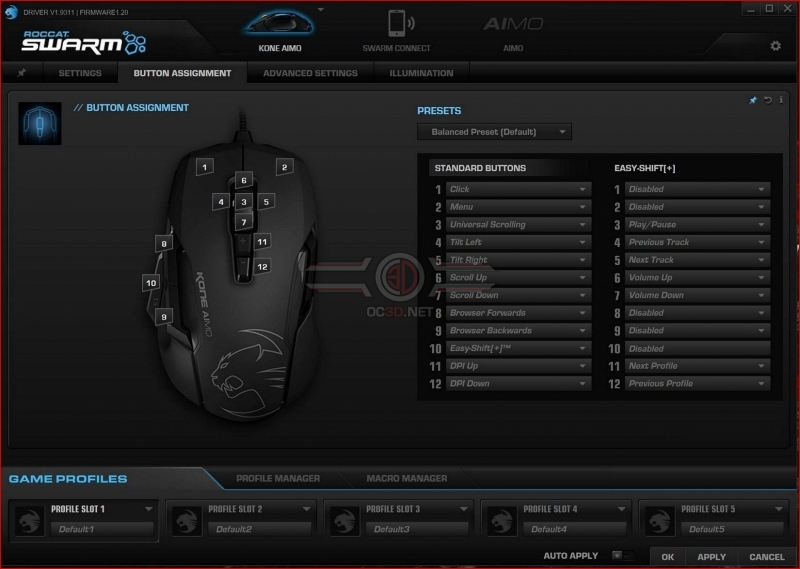 Roccat Kone AIMO Mouse and Kanga Mousepad Review - OC3D