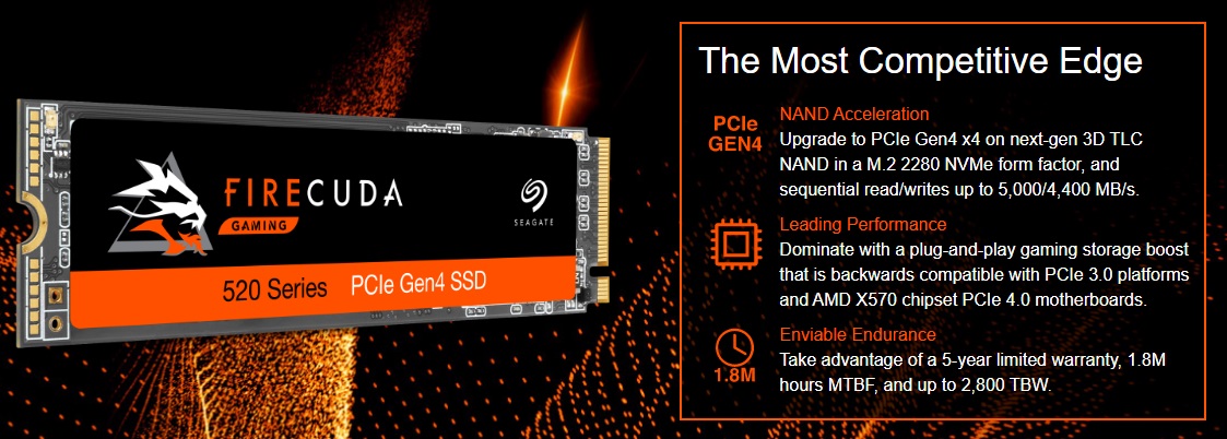 Seagate launches its FireCuda 520 PCIe 4.0 SSD - Seagate's fastest SSD ...