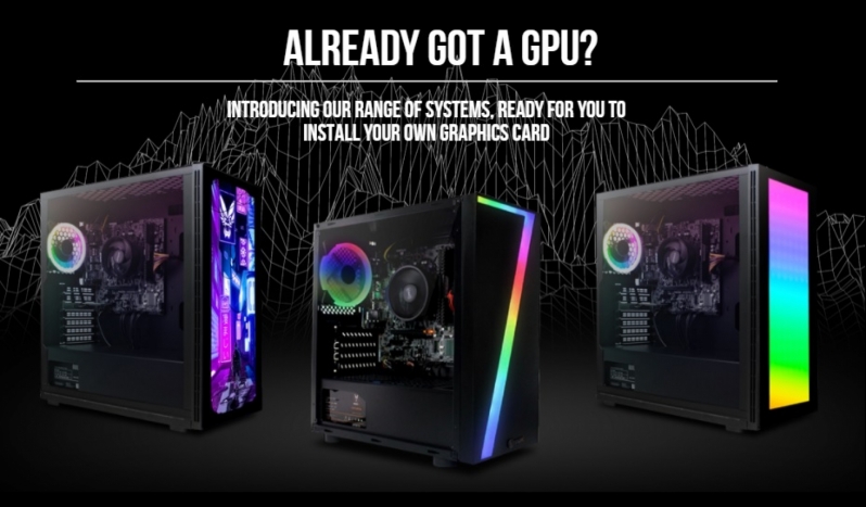 UK System Builder launches "No GPU" range of Gaming PCs - OC3D