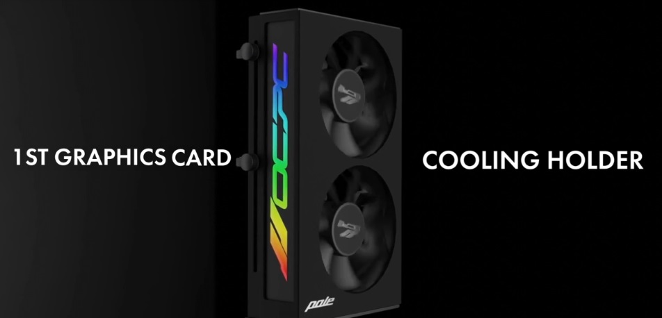 OCPC showcases their Pole P1 GPU Stand/Cooler - OC3D