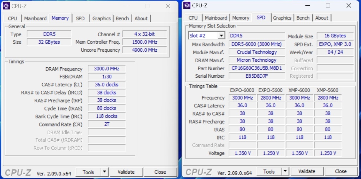 Crucial 32GB DDR5 Pro 6000MHz Review - OC3D