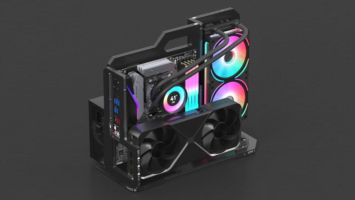 Geeek stuns with its $69.90 Exo 1 Open Air PC case - OC3D