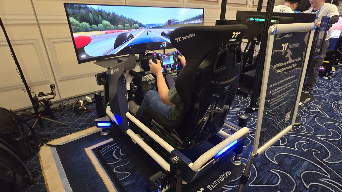 Thermaltake goes all-in with Sim Racing at CES 2026 - OC3D