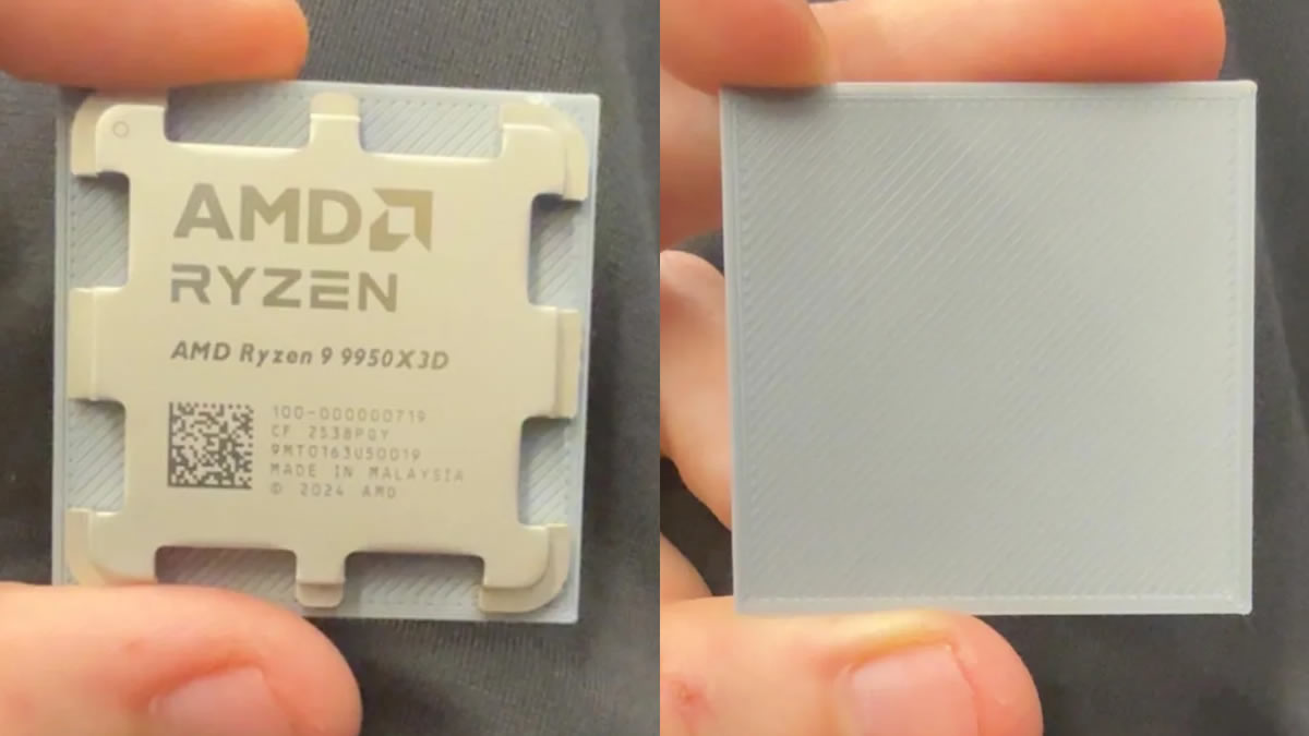 Buyer receives fake 3D-printed AMD Ryzen 9950X3D CPU - OC3D