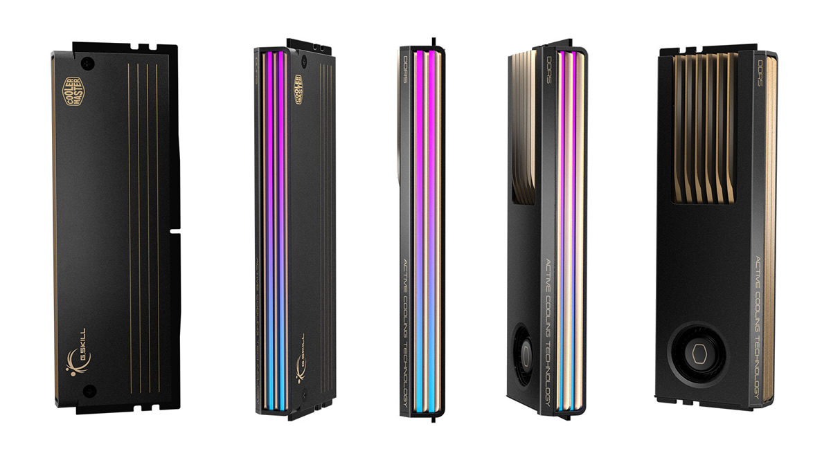 G.Skill and Cooler Master unveil actively cooled DDR5 modules - OC3D