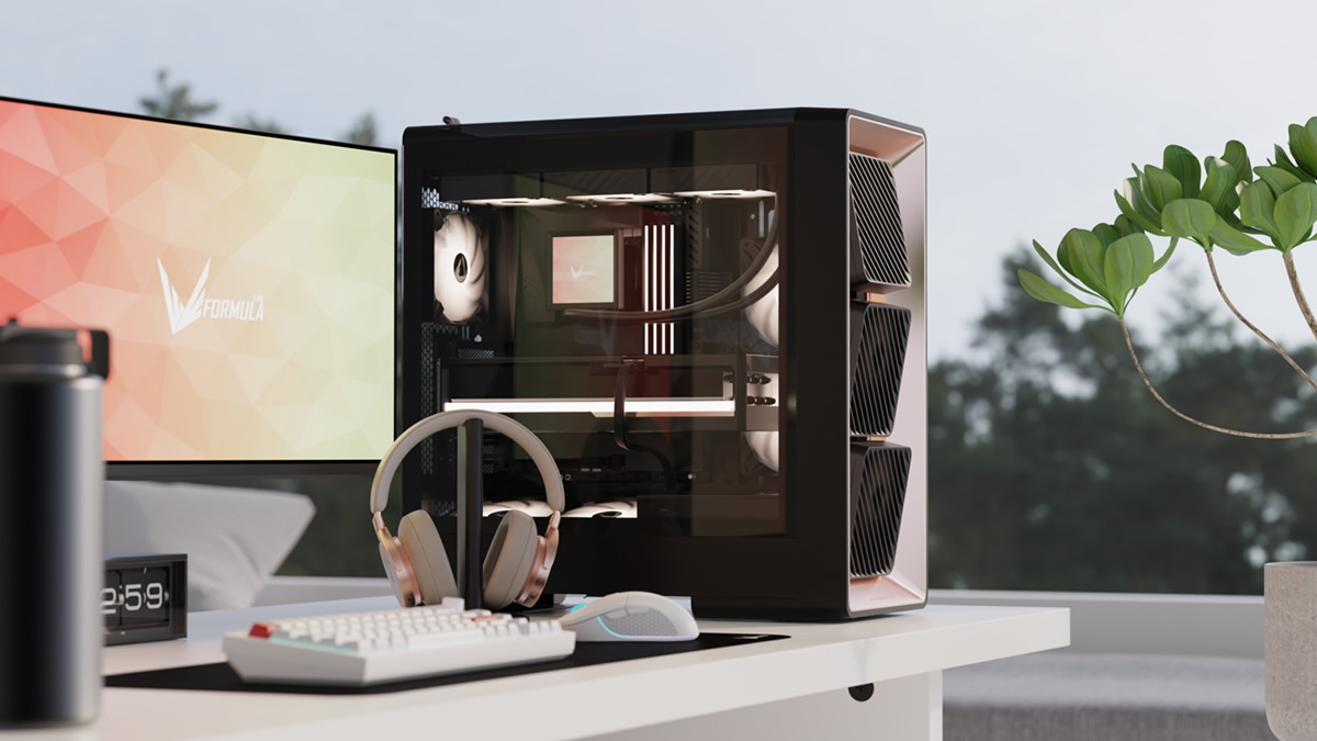 Formula V Line unveils its stunning Air Power G10 case - OC3D