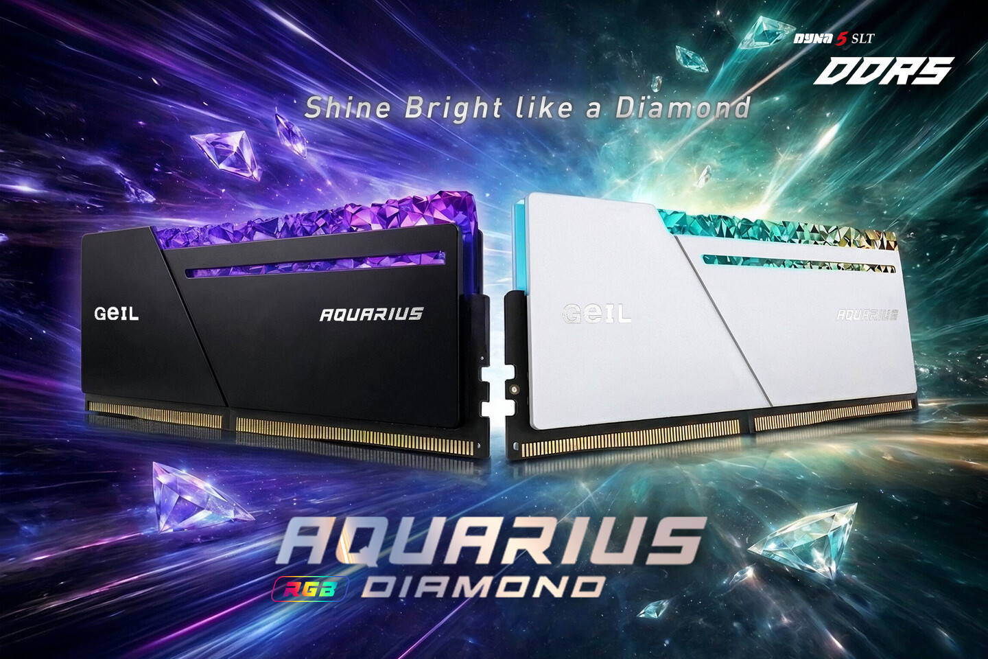 GeIL unveils its new Aquarius Diamond RGB DDR5 memory kits - OC3D