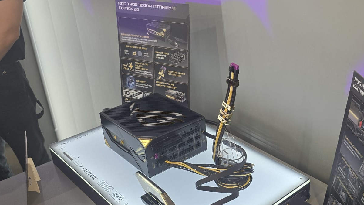 ASUS unveils its MONSTER 3000W ROG THOR Edition 20 PSU - OC3D