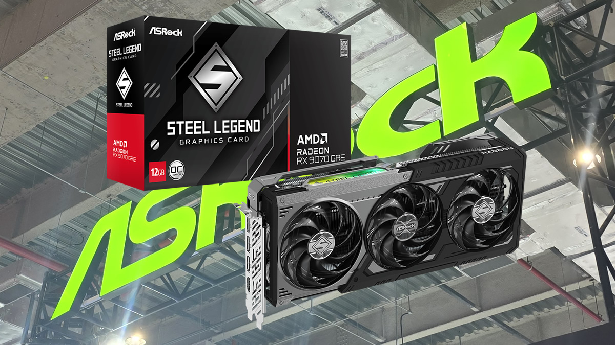 ASRock launches its AMD RX 9070 GRE Steel Legend Dark GPU - OC3D